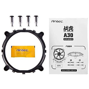 Antec CPU Cooler, A30, 92 mm LED fan Fan for Intel LGA 775/1150/1151/1155/1156 & AMD Socket FM1/AM3/AM3+/AM2+/AM2/AM4