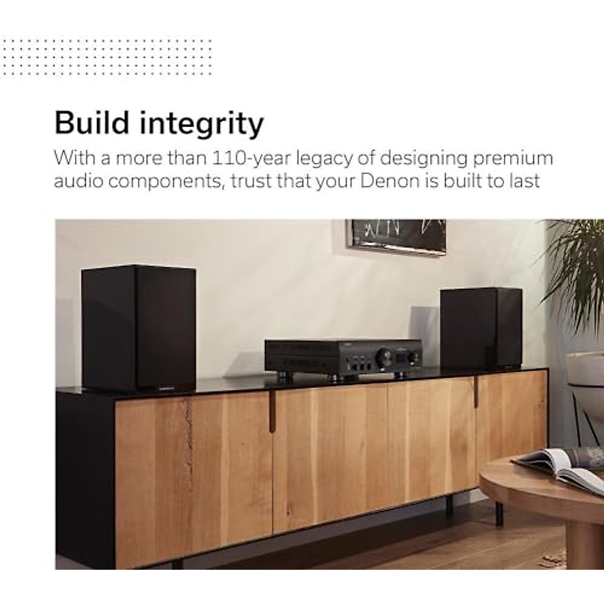Denon PMA-1700NE Integrated Amplifier (140W x 2), Built-in USB-DAC & Phono Equalizer, Analog Mode, Ultra-High Current Power Circuit, Advanced AL32 Processing Plus, Hi-Res Audio, Black