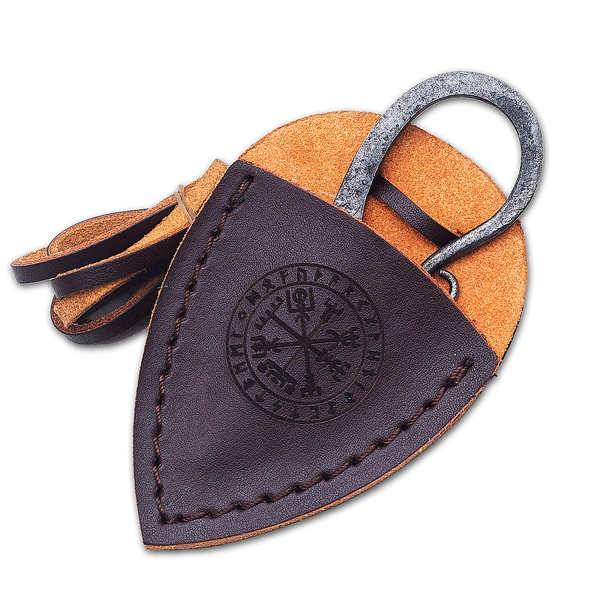 MS9 Viking knife, Hand Forged Knife, Celtic Pocket Knife, Hardened Blade, Vintage, Art Collection, Antiquity, Great.Beautiful Product. (Brown)