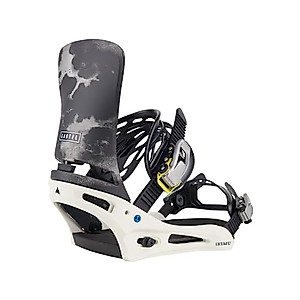 Burton Men's Cartel Re:Flex Snowboard Bindings (White/Graphic, Large)
