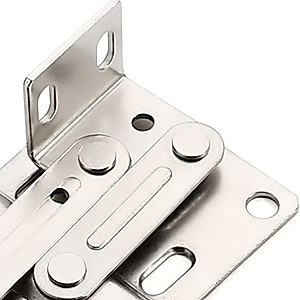 Chibery 2 Pack Tip Out Tray Hinges, Scissor Hinges for Kitchen Sink or Bathroom Cabinet Organizer, Sink Front Drawer, Compatible Both Face Frame ＆ Frameless - Nickel Plated Steel