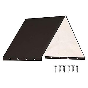 Heavy Duty Swing Set Canopy,Kids Playground Roof Canopy Cover,Wooden Swing Sets Cover For Backyard,Outdoor Replacement Sunshade Cover Black 52“ x 90” Inch,Playest Canopy Replacement 52“ x 90” Inch