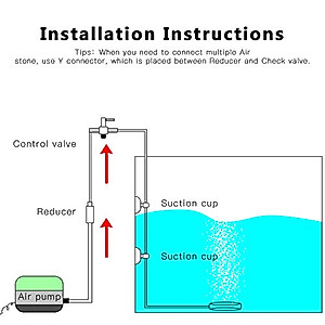 Carefree Fish Aquarium Nano Air Stone Disk Fish Tank Bubble Stone Disc 1.4/2/4/6/8 Inch