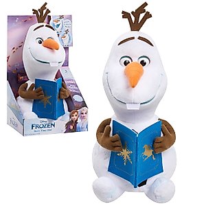 Disney Frozen Story Time Olaf, 12-inch Talking, Singing Plush Toy, 3 Modes of Play, Officially Licensed Kids Toys for Ages 3 Up by Just Play