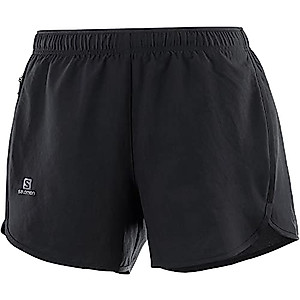 Salomon Women's Standard Cargo Shorts, Black, M