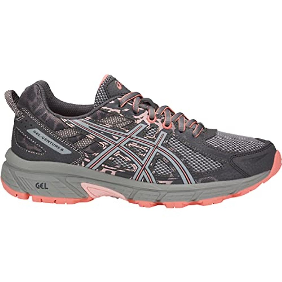 ASICS Women's Gel-Venture 6 Castlerock/Silver/Honeydew Running Shoe 10 M US