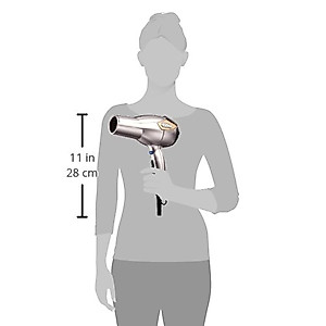 INFINITIPRO BY CONAIR 1875 Watt Lightweight AC Motor Styling Tool/Hair Dryer; Rose Gold