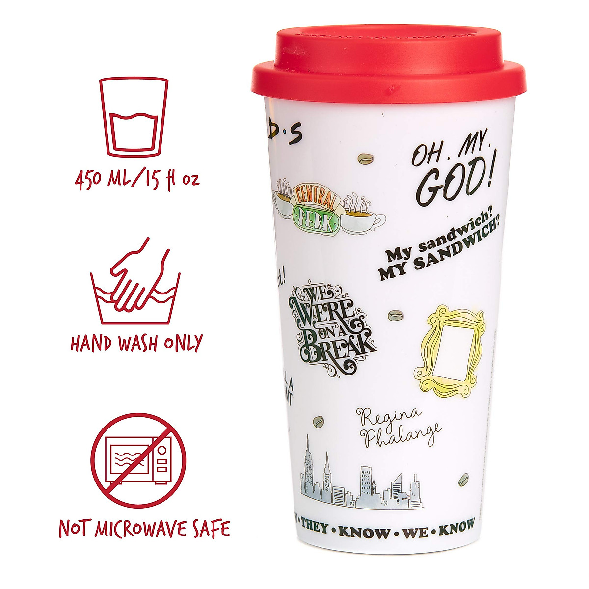 Paladone Friends Central Perk Coffee Cup Travel Mug
