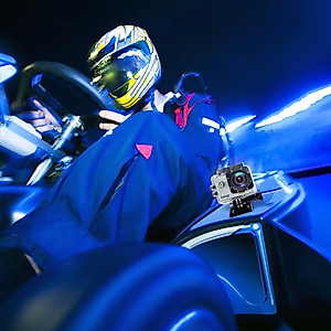 Gear Pro Sports Action 4K Hype Cam - Ultra HD Wi-Fi Action Camera, Silver (GDV485SL)