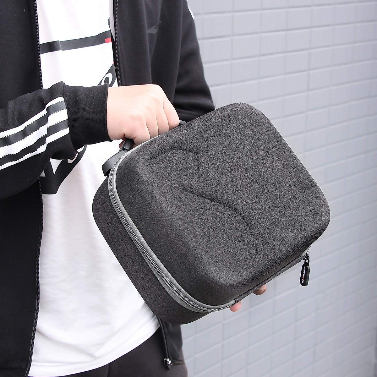 Tineer for DJI FPV Portable Carrying Case, Hard Shell EVA Carrying Case Handbag Shock-proof Scratch-proof Hard Case Storage Bag for DJI FPV Goggles V2 Accessories