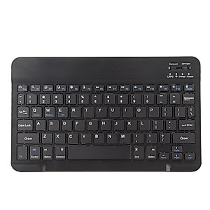 Yitre Tablet Keyboard, Magnetic PU Leather PC Portable Keyboard 180mAh Battery Pen Holder for 2022 Tablet with Case (Black)