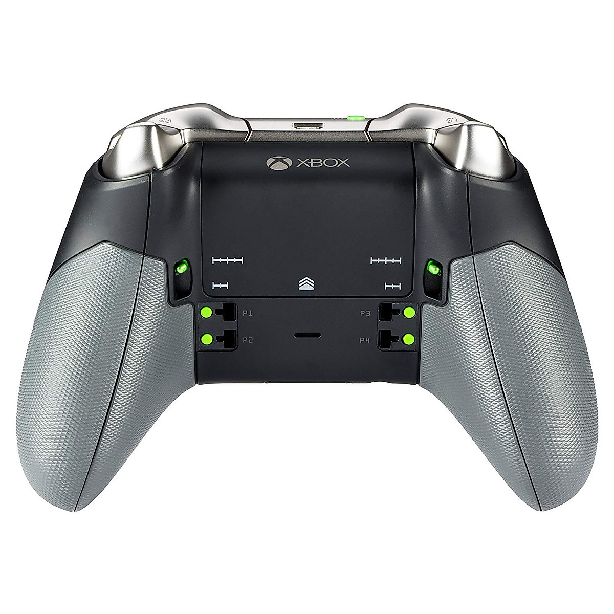 New Replacement Rear Handle Grip Side Panels Rail Shell Case Cover for Microsoft Xbox One Elite Controller-Left&Right.