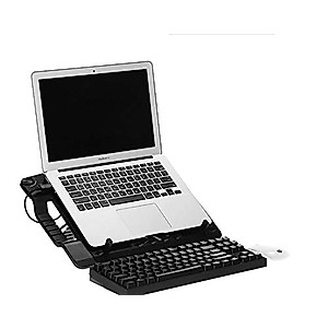 Cooler Master Ergonomic Laptop Cooling Pad. NotePal Ergostand 3 The ergonomic cooling stand built for laptops up to 17"
