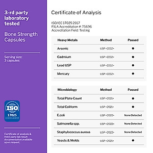 Calcium Magnesium Supplement, Bone Strength Supplements, Сalcium with Vitamin D & K2, Plant Based Calcium Pills for Women and Men, Magnesium + Calcium Supplement 515MG Per Serving, 90 Capsules