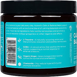 Hyland's Naturals - Dogs - Calm & Balance, 90 Soft Chews, Supports Balanced Behavior, Normal Emotional Balance, Relaxation & Restful Sleep, L-Theanine, GABA & Chamomile, Chicken Liver Flavor