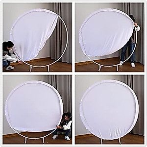 Generic Cartoon 7.5ft Round Backdrop Cover Circle Backdrop Cover for Parties Spider Super Boys Birthday Party Baby Shower Cake Dessert Table Decor Banner