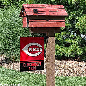 Cincinnati Reds Double Sided Garden Flag