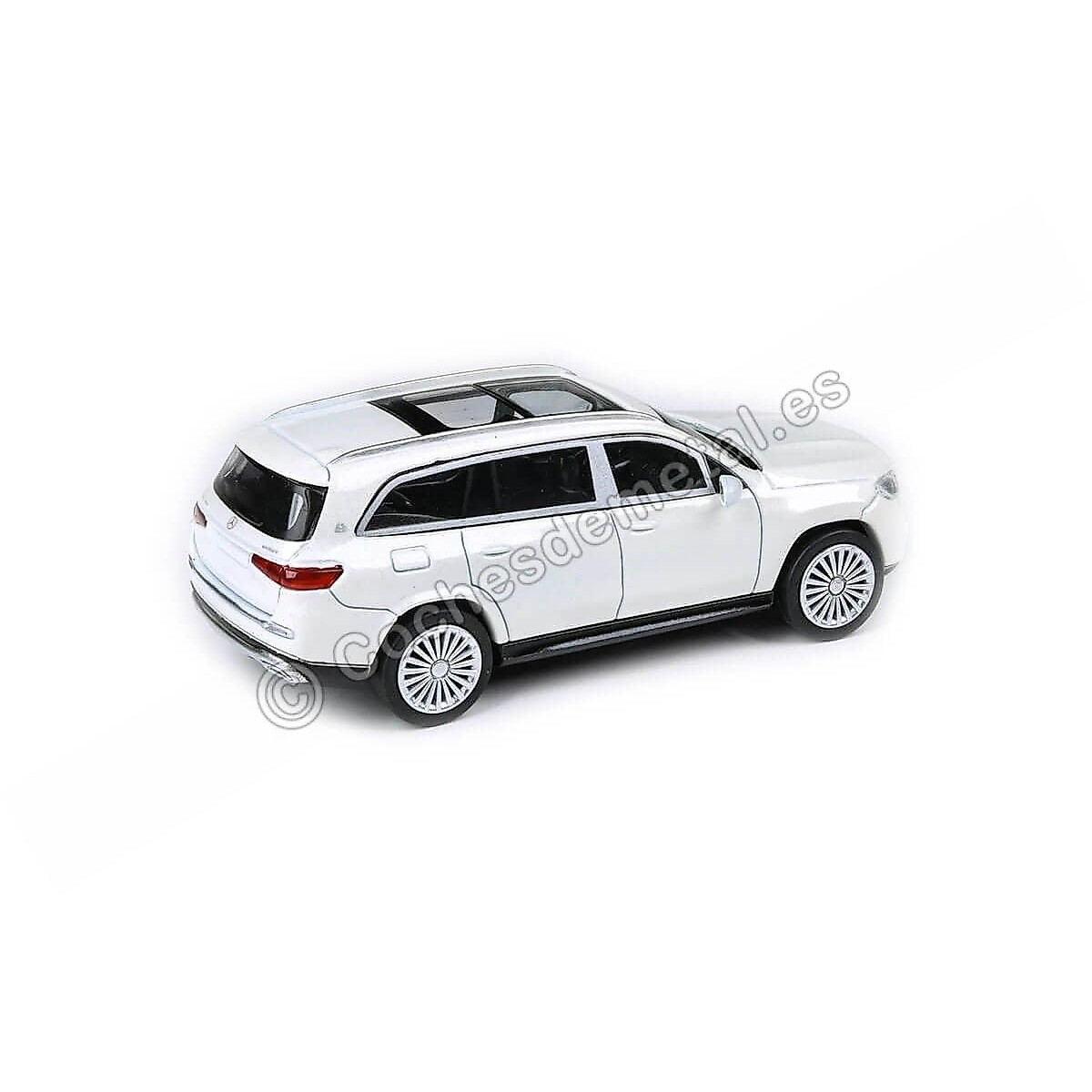 Paragon Mercedes-Maybach GLS 600 with Sunroof White Metallic 1/64 Diecast Model Car