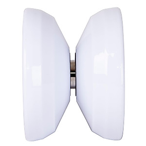 Duncan Toys Freehand Yo-Yo, String Trick Yo-Yo with Counterweight, Ball Bearing Axle and Aluminum Body, White w/ Red Cap