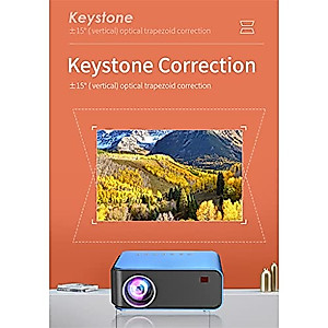 LDCHNH Mini Projector 3600 Lumens Support 1080P LED Big Screen Home Theater Smart Video Beamer