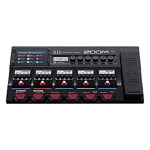 Zoom G11 Guitar Multi-Effects Processor with Expression Pedal, with Touchscreen Interface, 100+ Built in Effects, Amp Modeling, IR, Looper, Audio Interface for Direct Recording to Computer