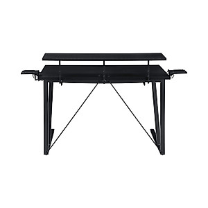 Coaster Furniture Tech Spec Cup Holder Gunmetal Gaming Desk 804436