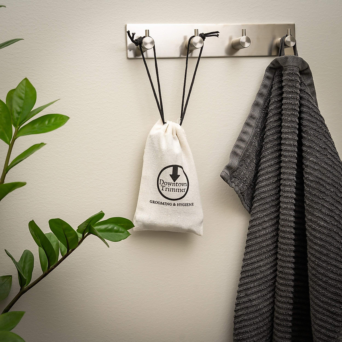 Downtown Trimmer, Electric Groin Hair Trimmer & Body Trimmer for Men, Replaceable Ceramic Blade Heads, Rechargeable, Waterproof, Elite Male Hygiene Machine