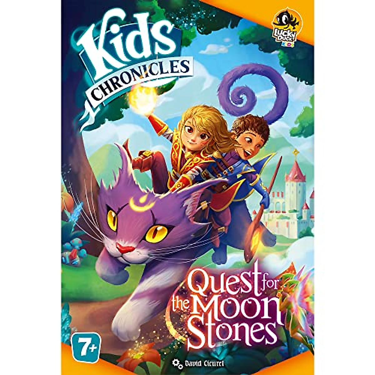 Kids Chronicles Quest for the Moon Stones Board Game - A Magical Adventure for Young Explorers! Cooperative Game for Kids and Adults, Ages 7+, 1-4 Players, 30-45 Min Playtime, Made by Lucky Duck Games