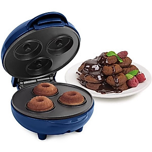 Nostalgia MyMini Lava & Bundt Cake Maker-mini breads, mini muffins, compact size (Navy)