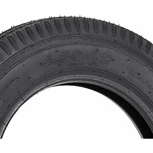 Hykolity 4.8-12 4.8x12 480-12 4.80-12 Trailer Tires, Load Range C, 6PR, Set of 2