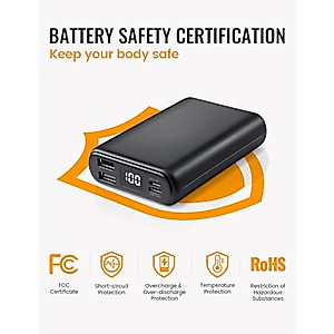 TIDEWE Heated Jacket for Women with Battery Pack, Hunting Coat (Pink, Size XL)