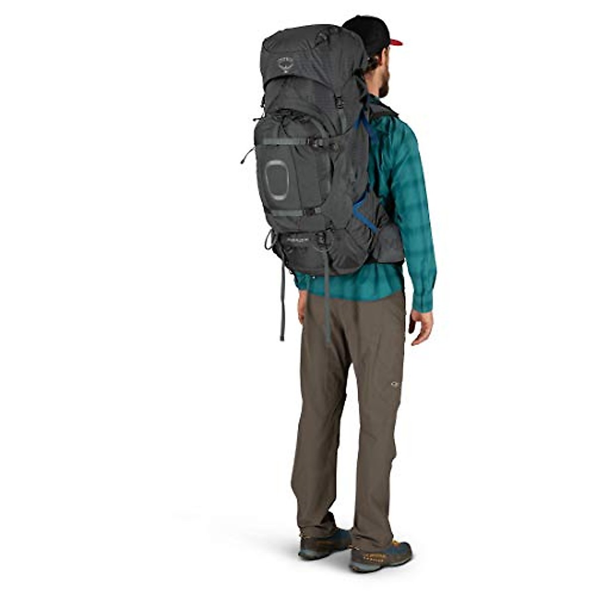 Osprey Aether Plus 70 Men's Backpacking Backpack Eclipse Grey, Large/X-Large