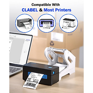 CLABEL Thermal Label Printer, 4x6 Shipping Label Printer for Small Business Shipping Packages, Compatible with Amazon, Ebay, Etsy, Shopify, FedEx, UPS, etc, Support Windows,Mac, CT428S