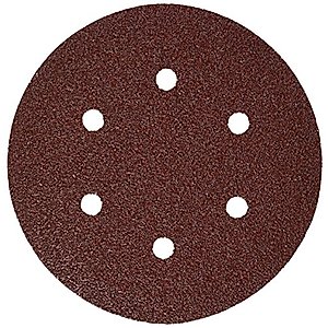 Bosch SR6R040 5-Piece 40 Grit 6 In. 6 Hole Hook-And-Loop Sanding Discs