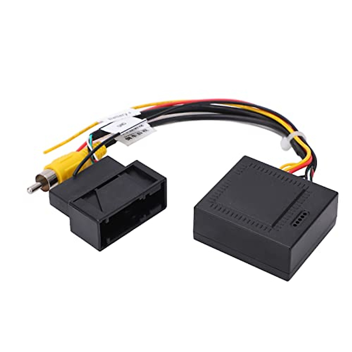 Qiilu Backup Camera Rear View License Plate Reverse Camera 12V 5W RGB to AV Converter Decoder Box Adapter Backup Camera Parts Replacement for Magotan CC