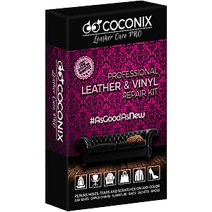 Coconix Vinyl and Leather Repair Kit and Brown Leather and Vinyl Repair Kit Set