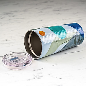 Greenline Goods Frida Kahlo Floral Insulated Travel Tumbler – 20 oz Triple Insulated Stainless Steel Coffee Tumbler with Lid, Dishwasher Safe, Non-Slip Silicone Base, Double Wall, Vacuum Sealed