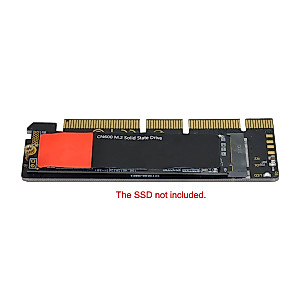 Cablecc NGFF M-Key NVME M.2 SSD to PCI-E Express 3.0 16x X4 Adapter Without Bracket Black