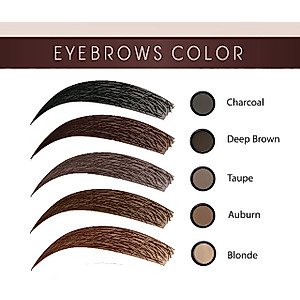 Mom's Secret 100% Natural Eyebrow, Organic, Vegan, Eyebrow Powder, Gluten Free, Cruelty Free, Made in the USA, 2.5 g. (Deep Brown)