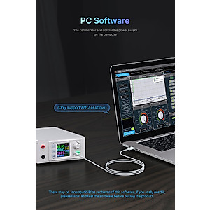 RD Digital Control RK6006-C 60V 6A 4 Digit Adjustable AC to DC Lab Bench Power Supply Regulator 360W