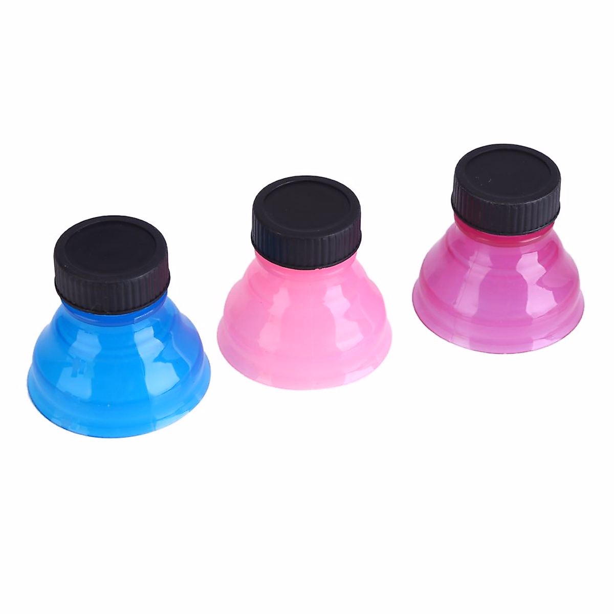 6Pcs Clear Soda Can Lids, erior Can Covers Reusable Bottle Snap On Top Can Cover for Cool Soda Drink Lid