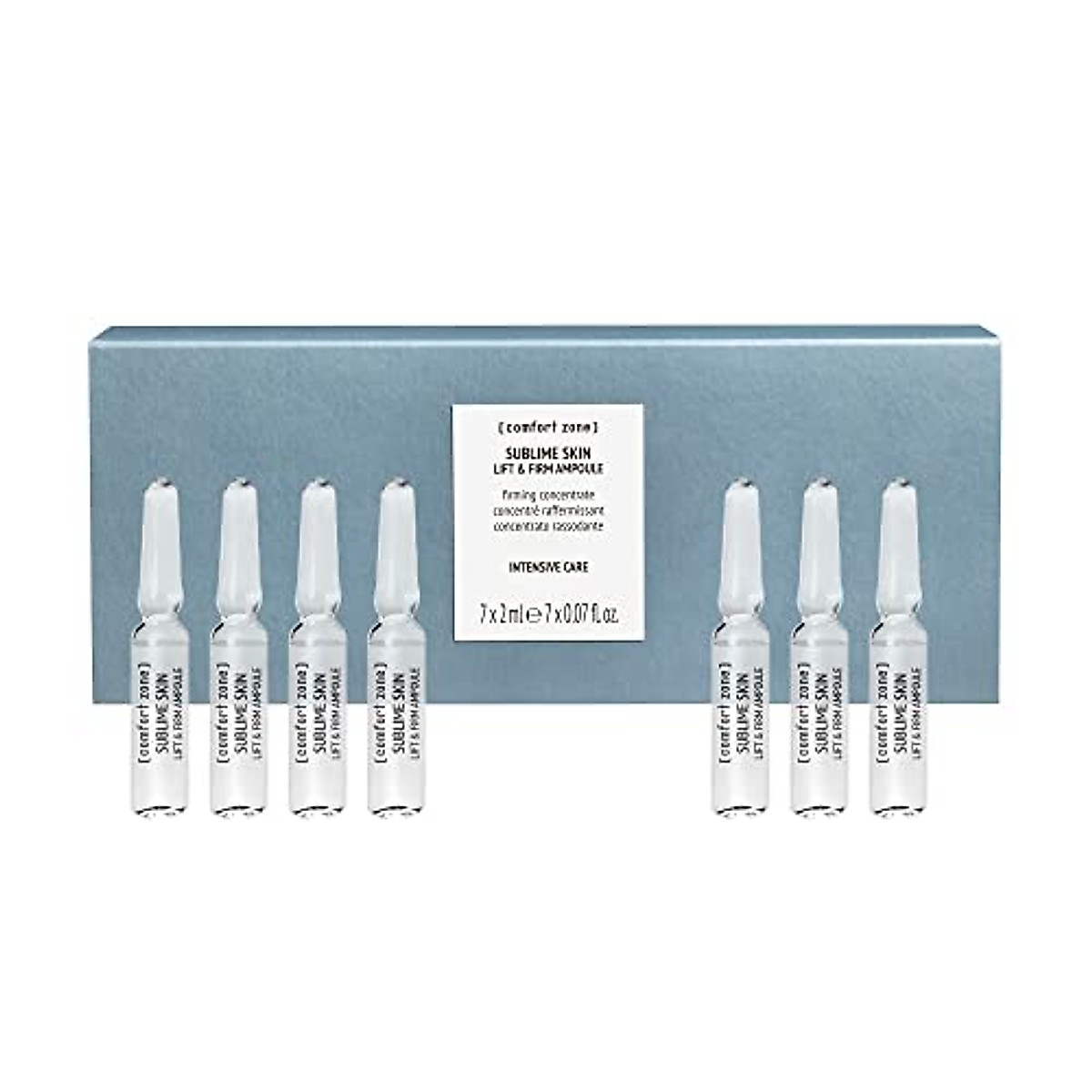 [ comfort zone ] Sublime Skin Lift & Firm Ampoules, With Anti-Wrinkle Peptide And Macro Hyaluronic Acid, Firm, Plump And Smooth, 7 ct.