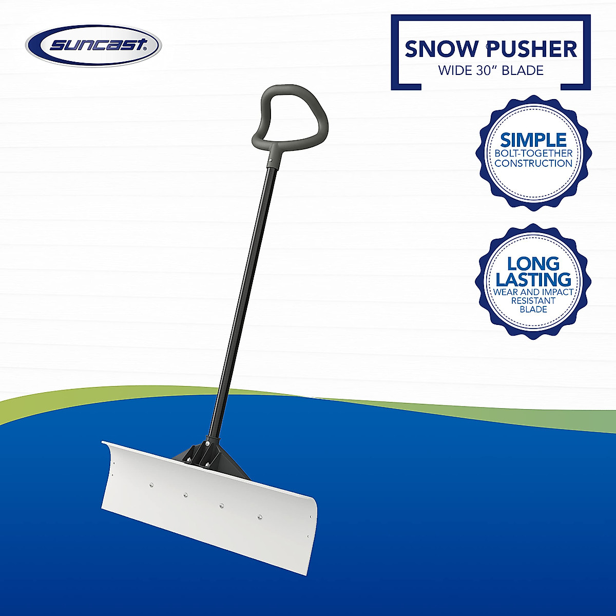 Suncast SPUH3000D UHMW Snow Pusher