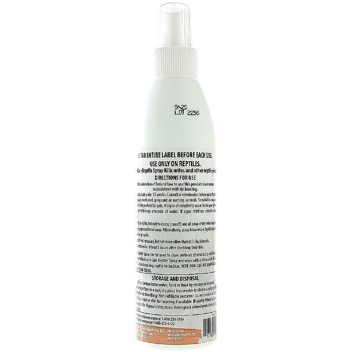 2) Natural Chemistry 11035 Reptile Lizard Spray Mite Parasite Relief - 8 oz Each