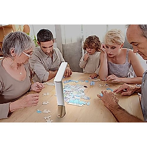 Daylight Company Smart Go Portable Ideal for Reading, Light Therapy, Everyday Tasks, Crafts, Desk Work, DIY, Led, Chargeable lamp, 1 Count (Pack of 1), White