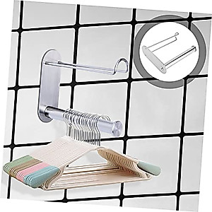 Zerodeko 1pc 304 Stainless Steel Hangers Hanger Holder Rack Hanger Rack Wall Clothes Rack Clip Hanger Stand Coat Hangers Holder Multi Hanger Closet Hanger Organizer Metal Coat Hanger Shelf