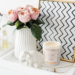 AROMEO Funny Gifts | Birthday Candles for Mom, Friends, Coworker, Sister, Cute Birthday Gifts (Old Lives Matter)