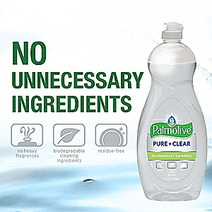 Palmolive Ultra Liquid Dish Soap, Pure and Clear - 56 Fluid Ounce