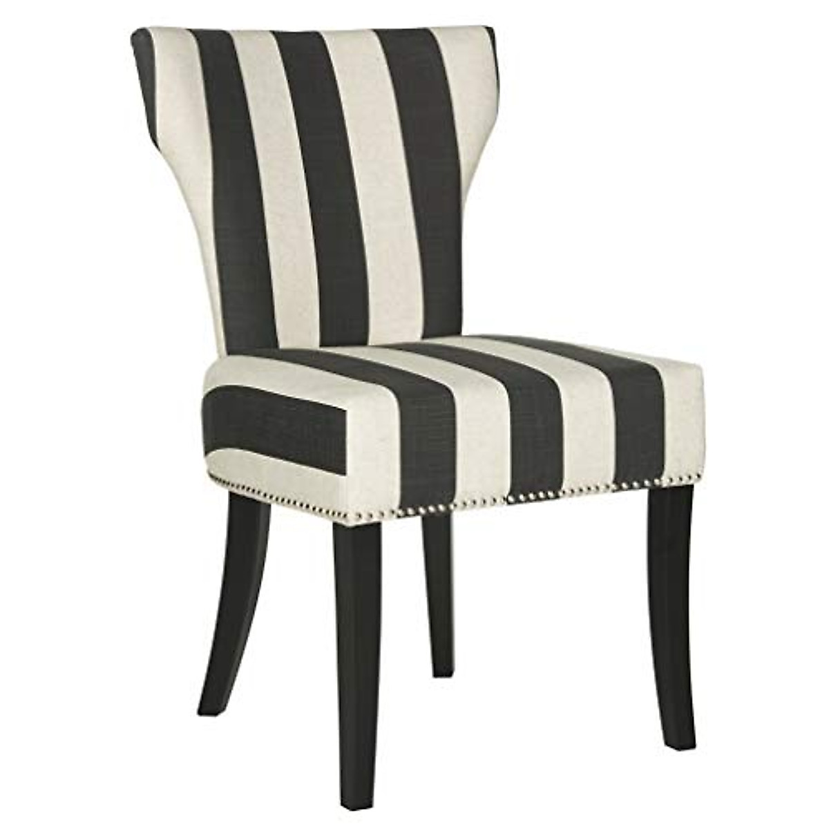 Safavieh Mercer Collection Carter Black/White Polyester Dining Chair