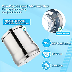 Gravity-fed Water Filter System 2.25 Gallon, Stainless Steel Water Purifier System with 2 Water Filter, Sight Glass Spigot and Stand, Refreshing Water at Home, Camping, Emergencies